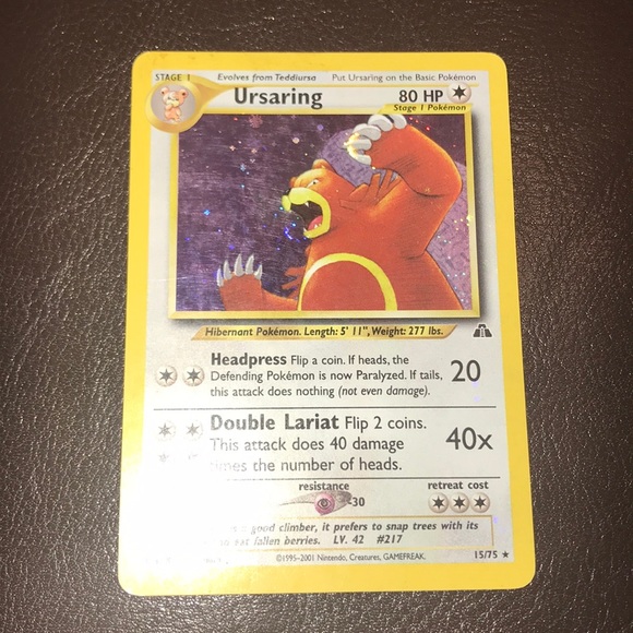 Pokemon | Games | Ursaring Pokmon Card | Poshmark
